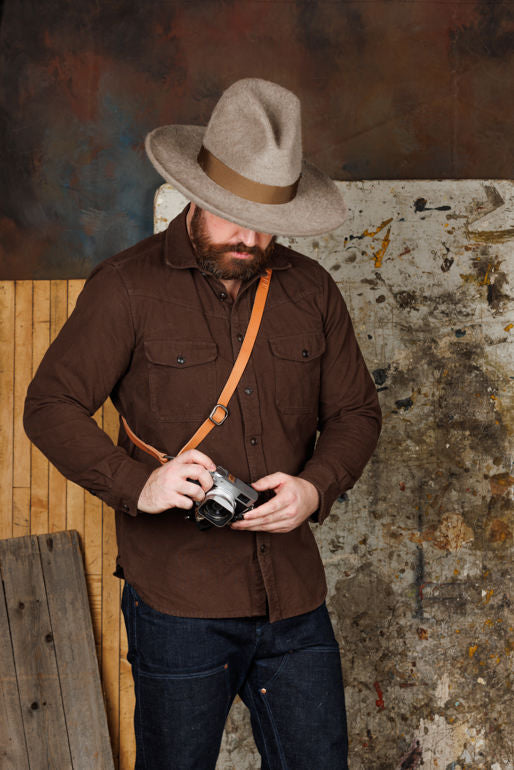 The Lariat Strap | A Leather Loop Cross Body Camera Strap | Hold Fast