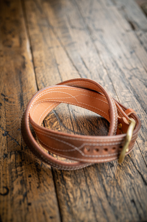Boot Stitch Belt | Western Stitched Leather Belt | Hold Fast