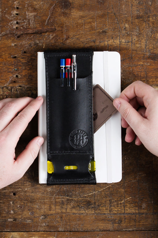 Pen Caddy | Leather Pen Wallet for your Notebook | Hold Fast