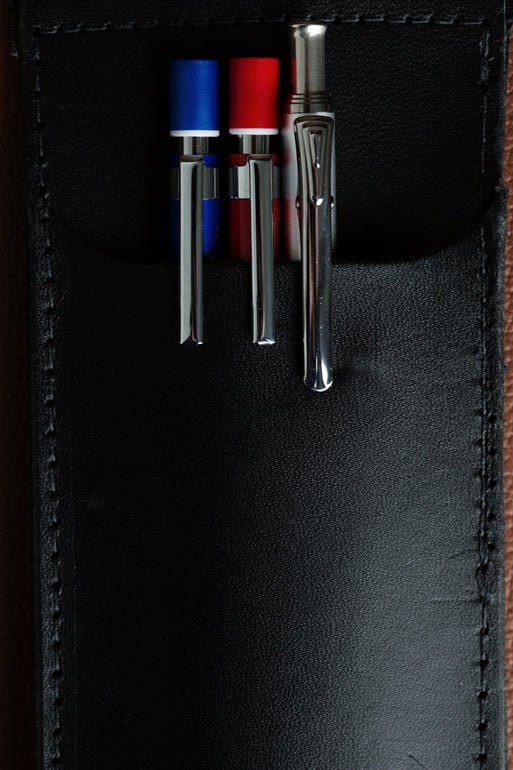 Pen Caddy | Leather Pen Wallet for your Notebook | Hold Fast