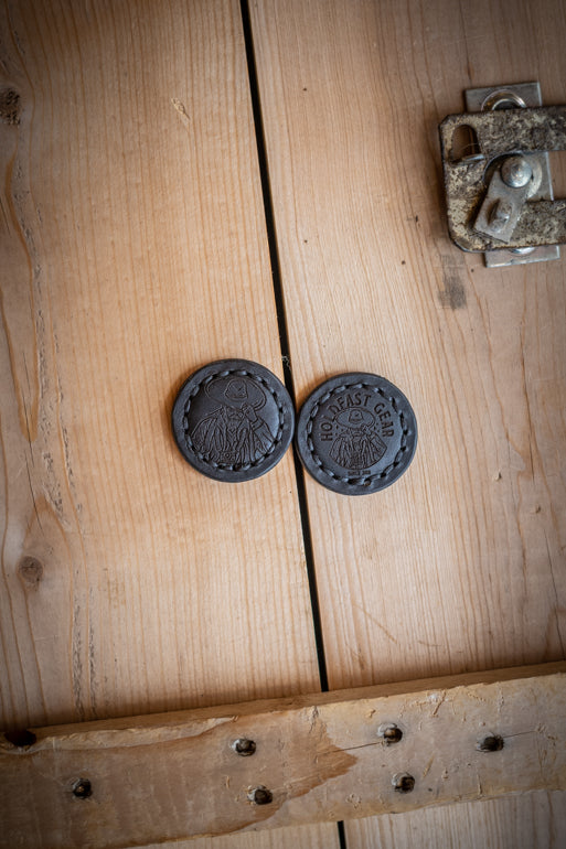 Courage Coins | Leather Magnetic Fidgets | Hold Fast