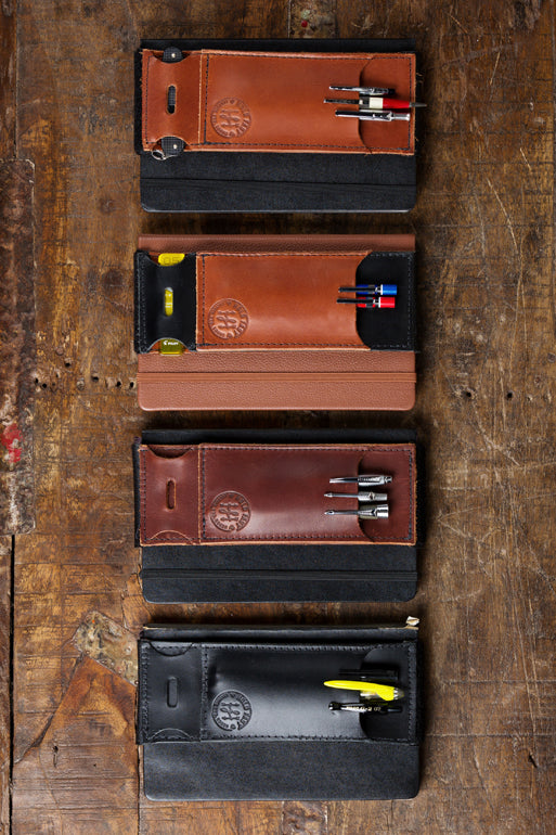 Pen Caddy | Leather Pen Wallet for your Notebook | Hold Fast