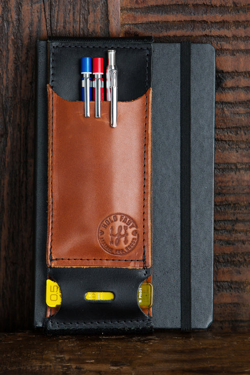 Pen Caddy | Leather Pen Wallet for your Notebook | Hold Fast