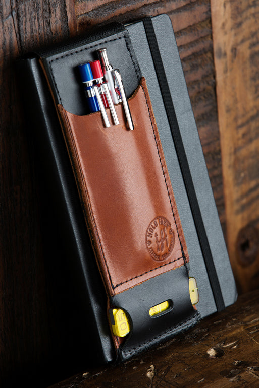 Pen Caddy | Leather Pen Wallet for your Notebook | Hold Fast